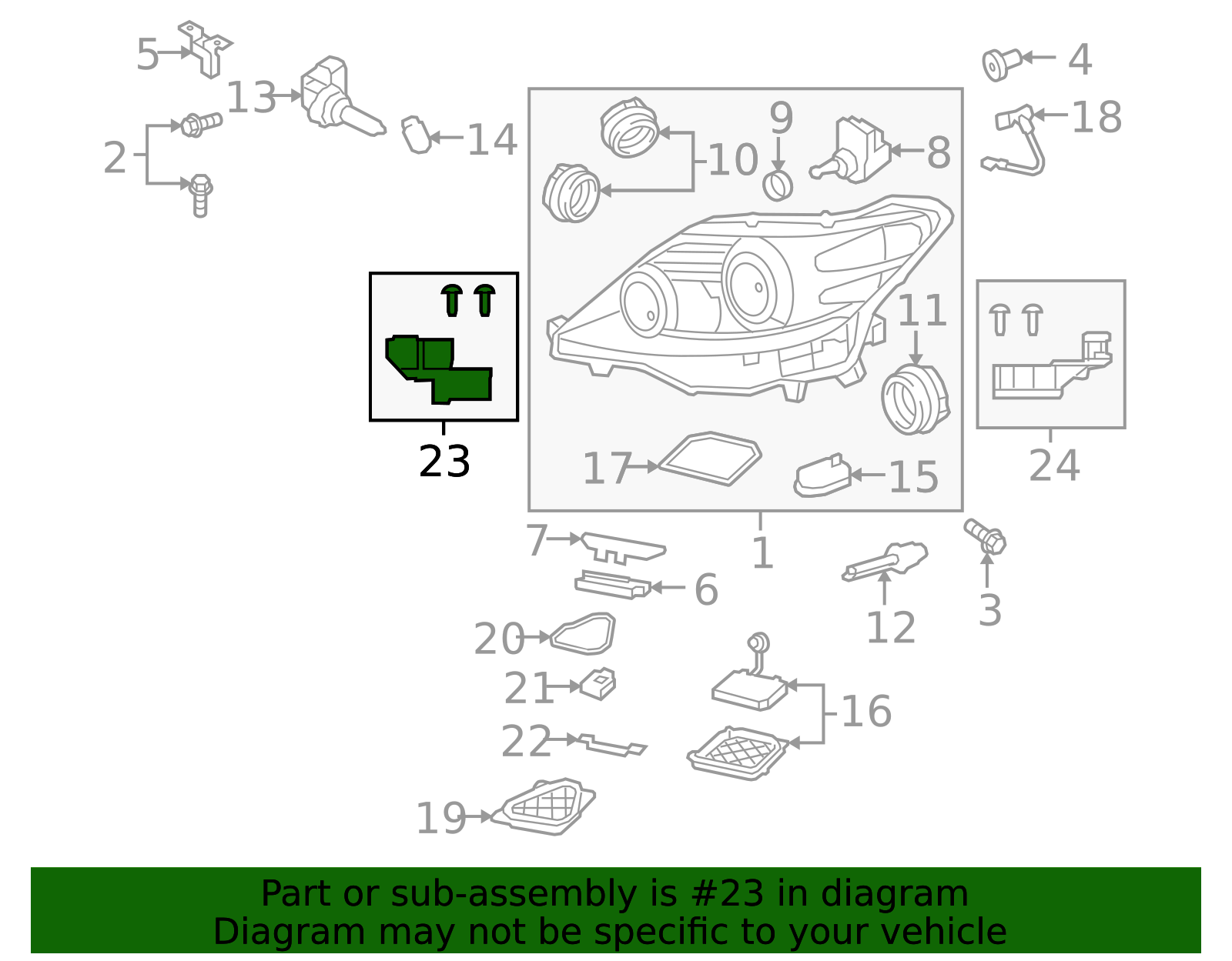 2007-2012 Lexus Repair Bracket 81193-50020 | OEM Parts Online