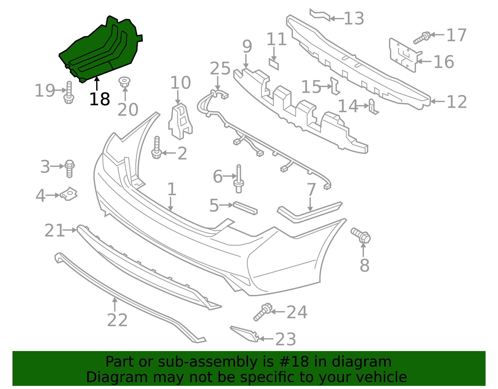 86695-4R000 - Bumper Corner Cover - 2011-2015 Hyundai Sonata | World ...