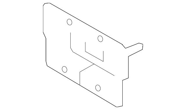 86642-4R000 - Bumper Cover Bracket - 2011-2015 Hyundai Sonata | World ...