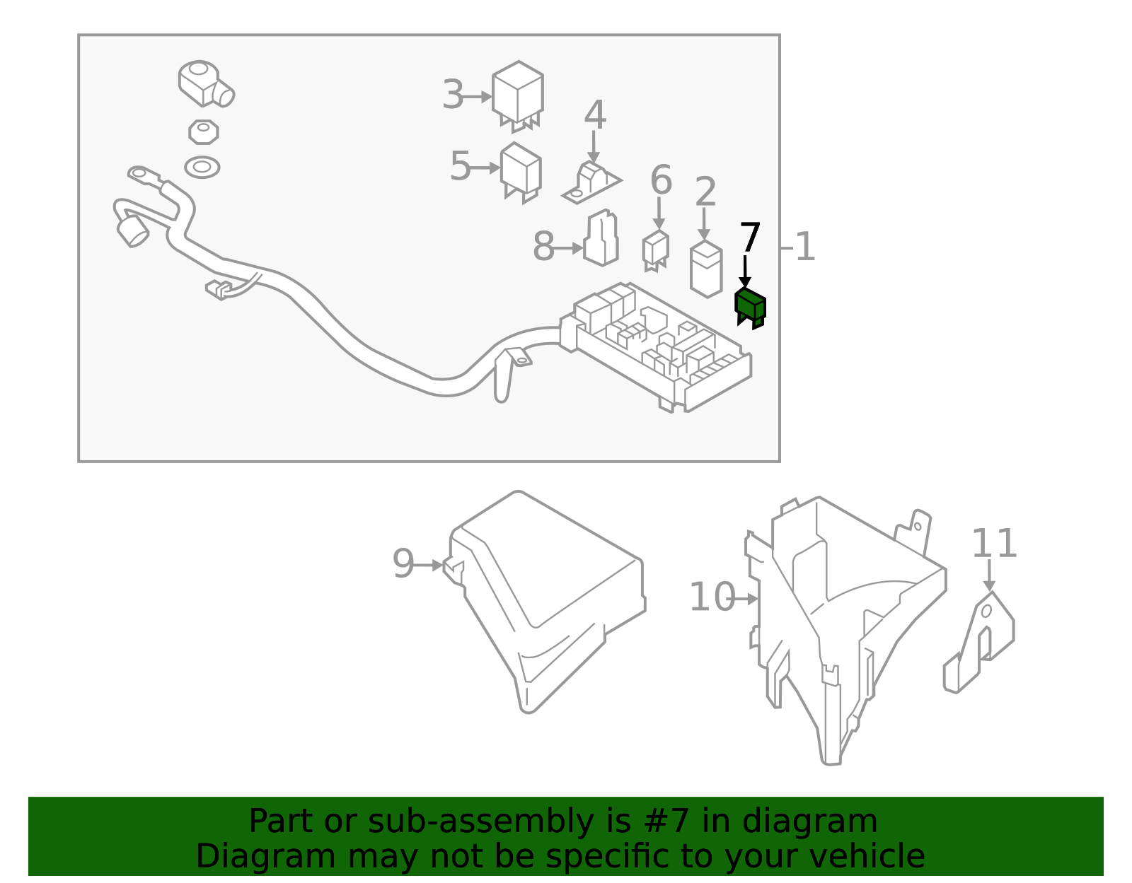 1998-2021 Subaru Fuse 82210FC010 | Subaru Parts Plus