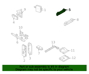 5WA-962-132 - Keyless Entry Antenna 2021-2025 Volkswagen | Wolfsburg ...