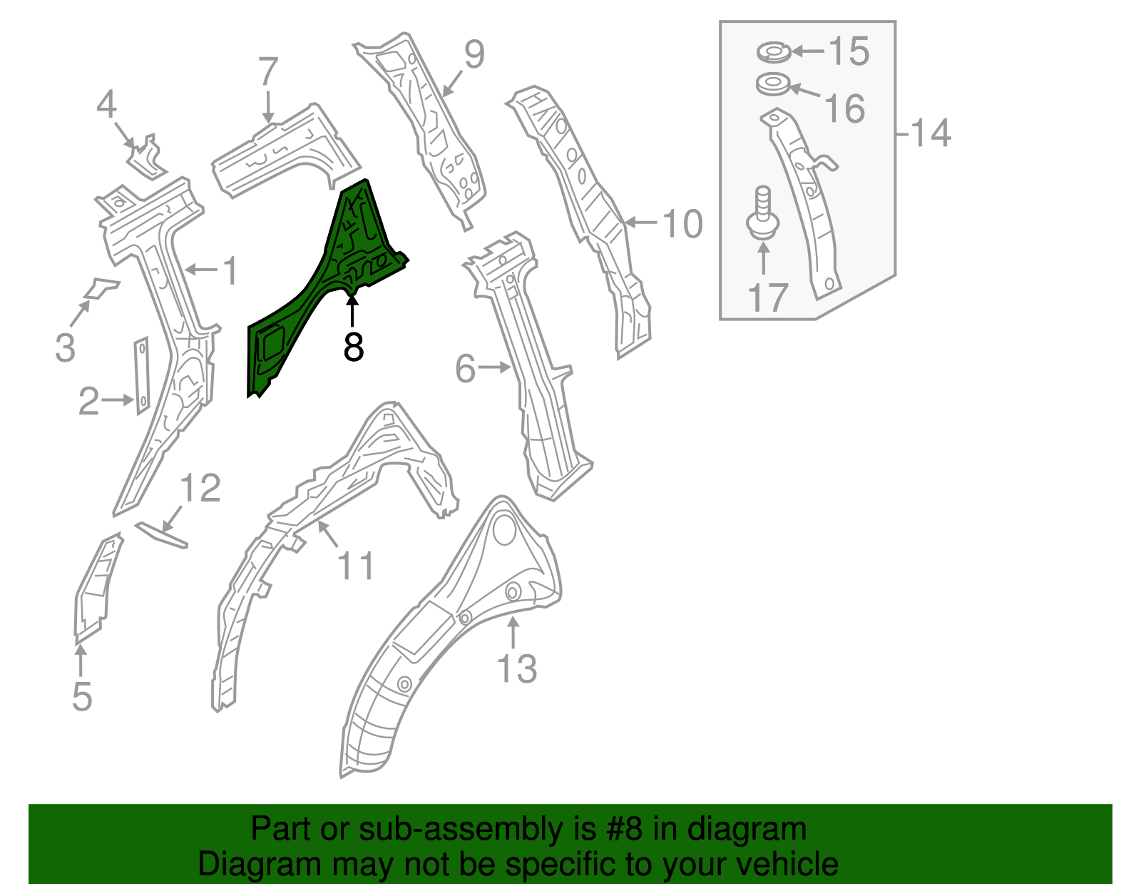 2017-2024 Nissan Armada Lower Panel 766B0-1LA0A | Scott Evans Nissan Parts