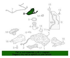 Genuine Fuel Filter for 2010-2016 Volvo XC60 | Part# 31274954 | Over 30 ...
