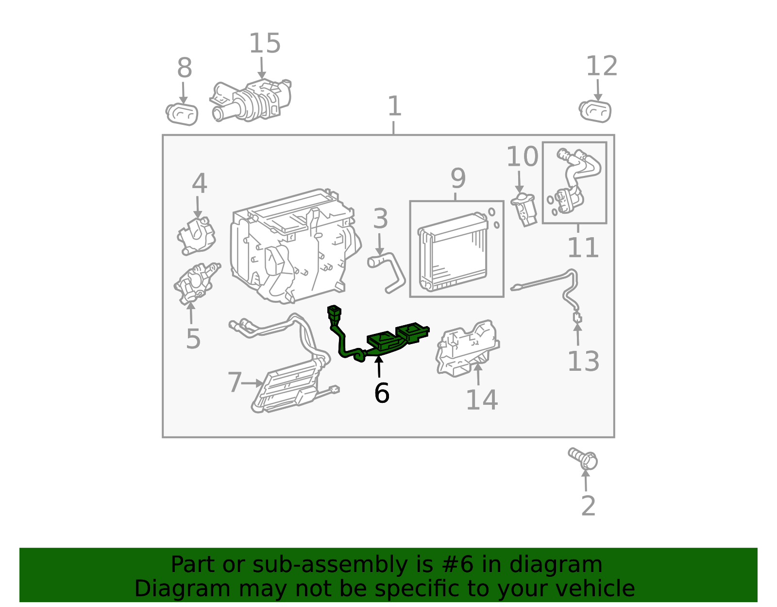 2004-2009 Toyota Prius HVAC Heater Core Heater Element 87710-47030 ...