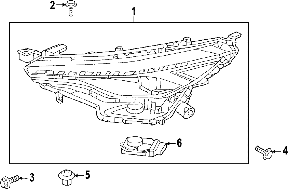 81150-0A250 - 2022 Toyota Corolla Cross - Composite Assembly | Nucar ...