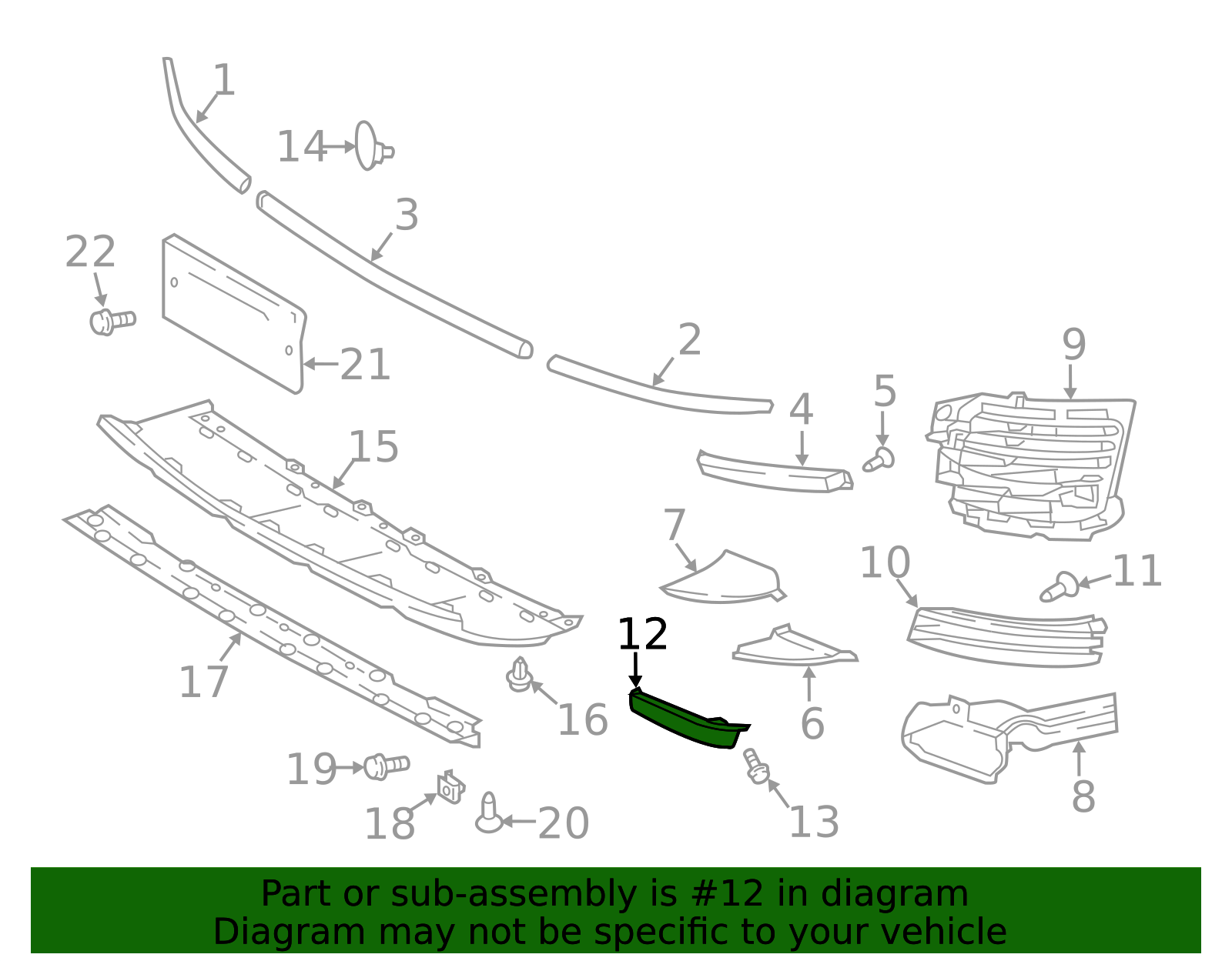 2018-2022 Land Rover Range Rover Deflector LR098435 | OEM Parts Online