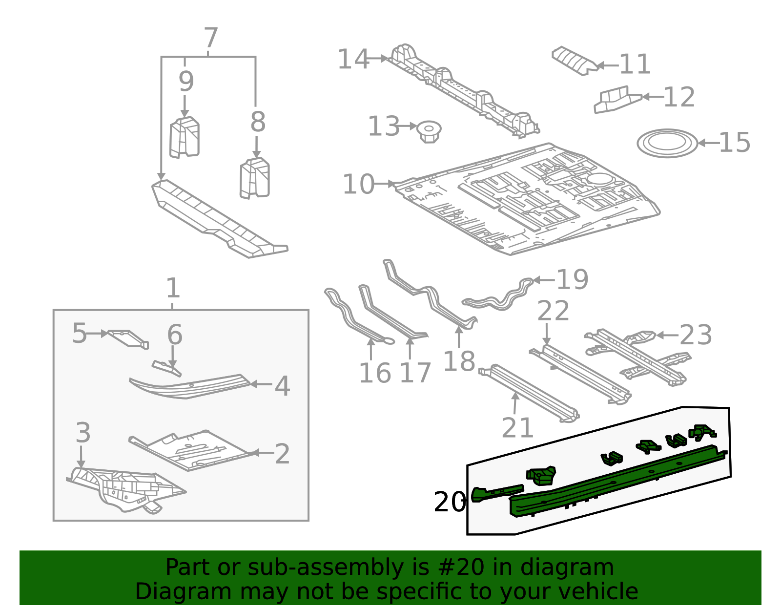 2021-2025 Toyota Sienna Side Reinforced 57410-08010 | Toyota Parts Center