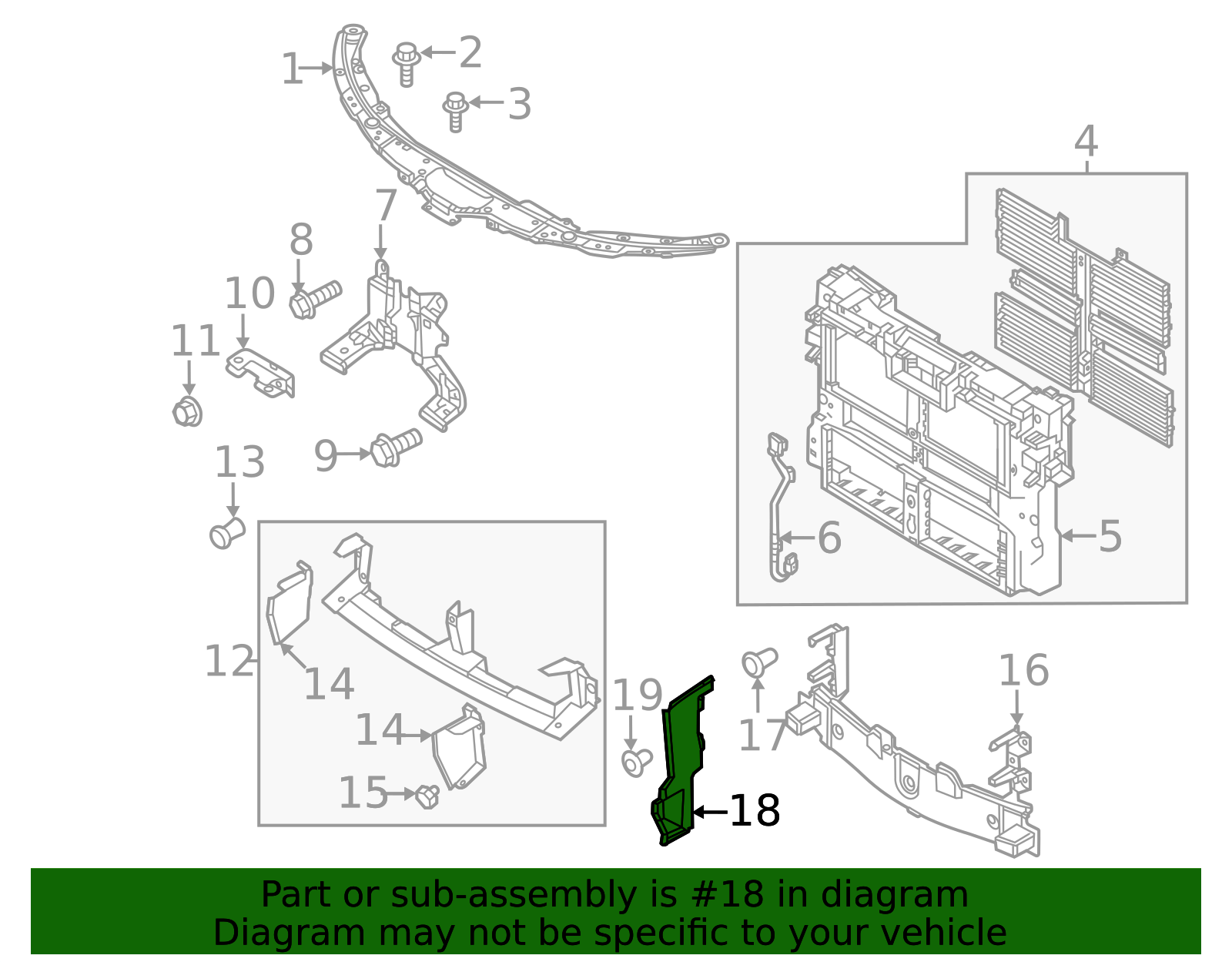VC85-50-AG5 - Air Deflector 2023-2025 Mazda CX-50 | MazdaParts.US Store