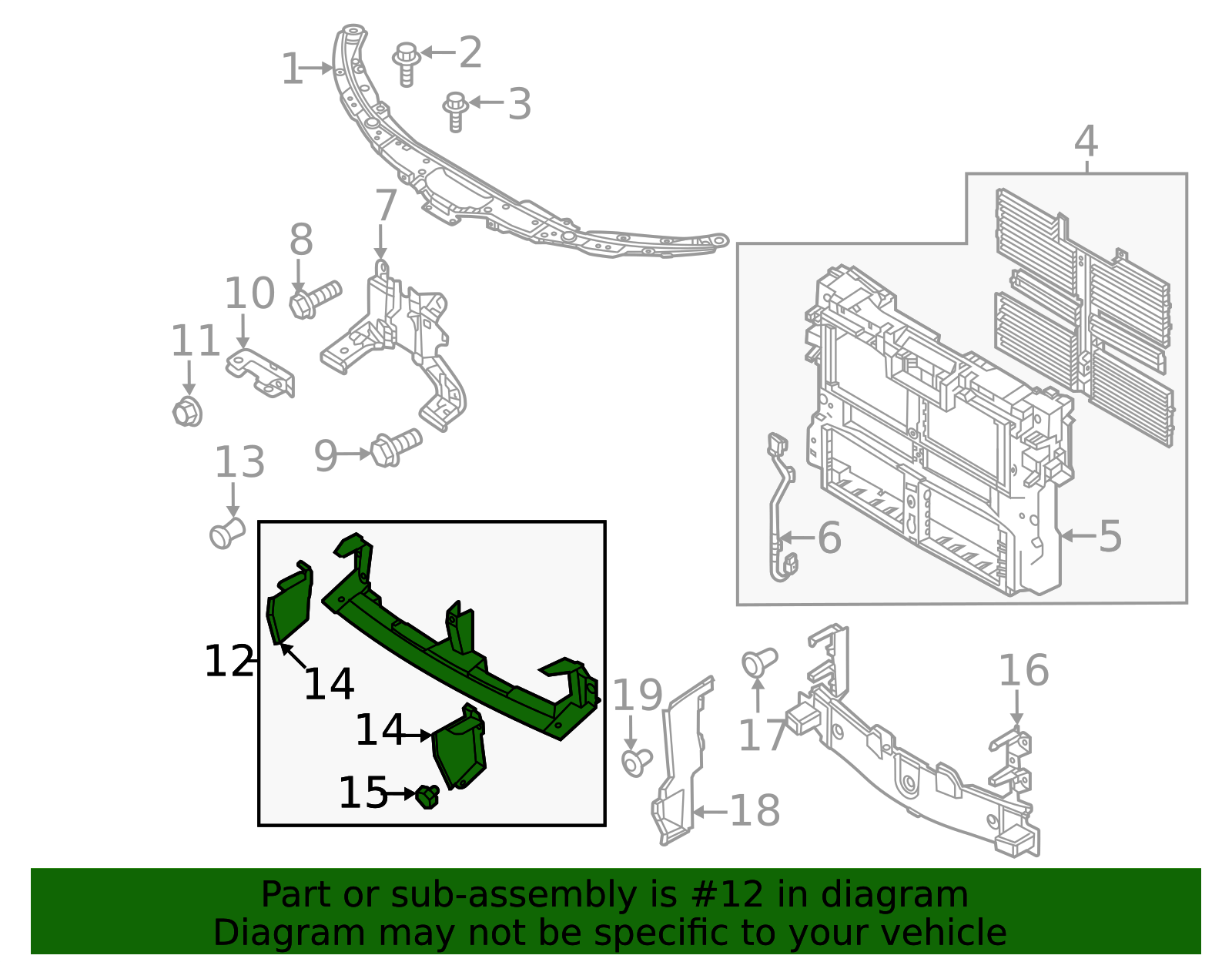 2023-2025 Mazda CX-50 Radiator Support Air Deflector VC85-50-A20 | OEM ...