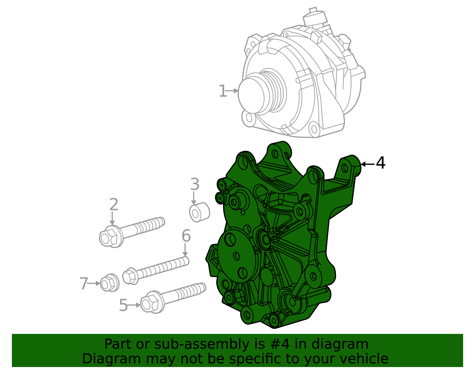 2024-2025 GM Mount Bracket 12702537 | Capital Chevy Parts