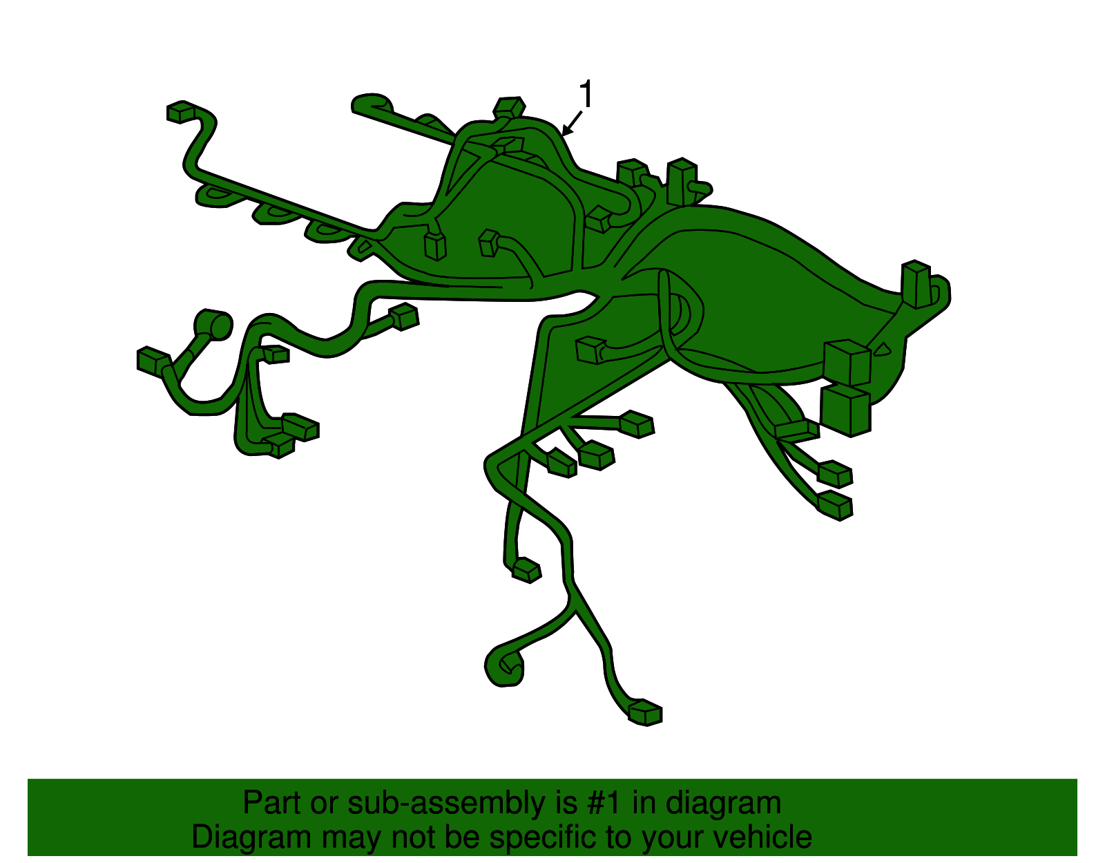 OEM 2015-2016 Honda Fit Engine Harness 32110-5R1-A81 | Honda Automotive ...