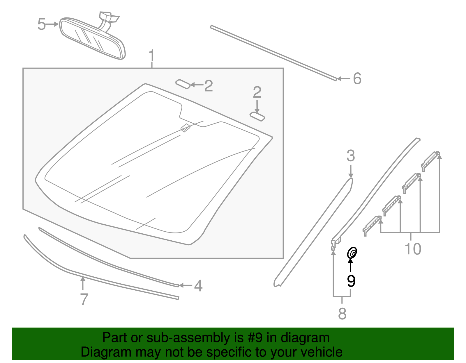 91560-S1C-E01 - Side Molding Retainer Clip 2010-2020 Honda | Honda Parts Online