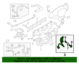 LR081088 - High-Quality Turbocharger Oil Line for 2012-2017 Land Rover ...