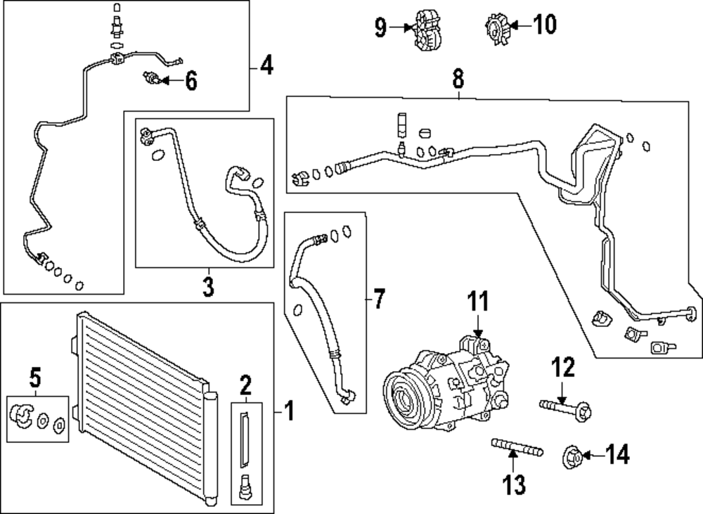 2024-2025 Toyota Grand Highlander Discharge Hose 88711-0E320 | Toyota ...