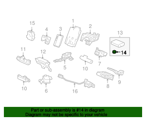 Genuine OEM Acura - Battery Part# 72148-SLJ-000 | Acura Parts For Less