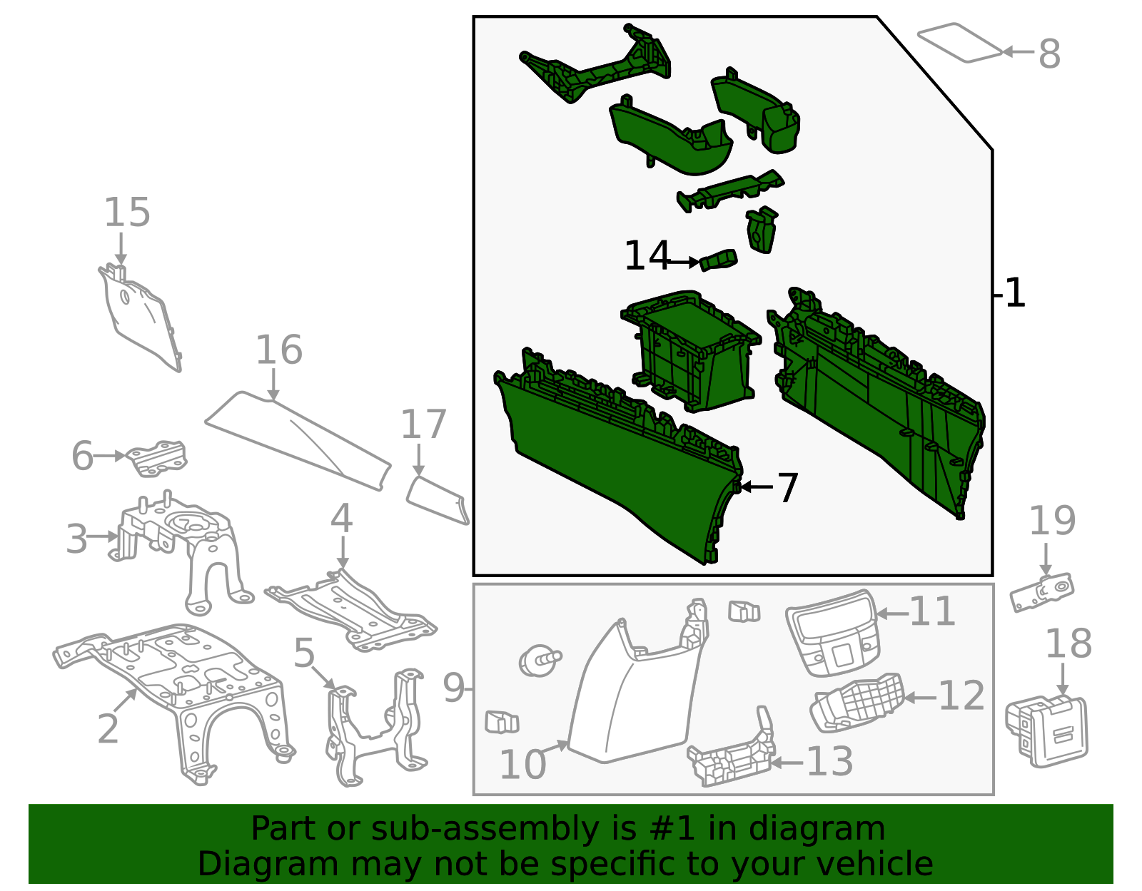 58910-0E320-C5 - High-Quality Center Console for 2023-2025 Lexus ...