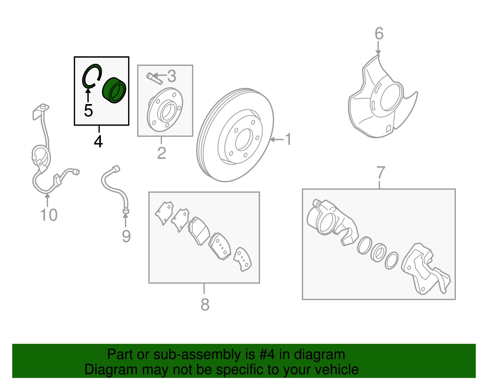 2001-2017 Hyundai Bearing 51720-38110 | HyundaiParts.Online