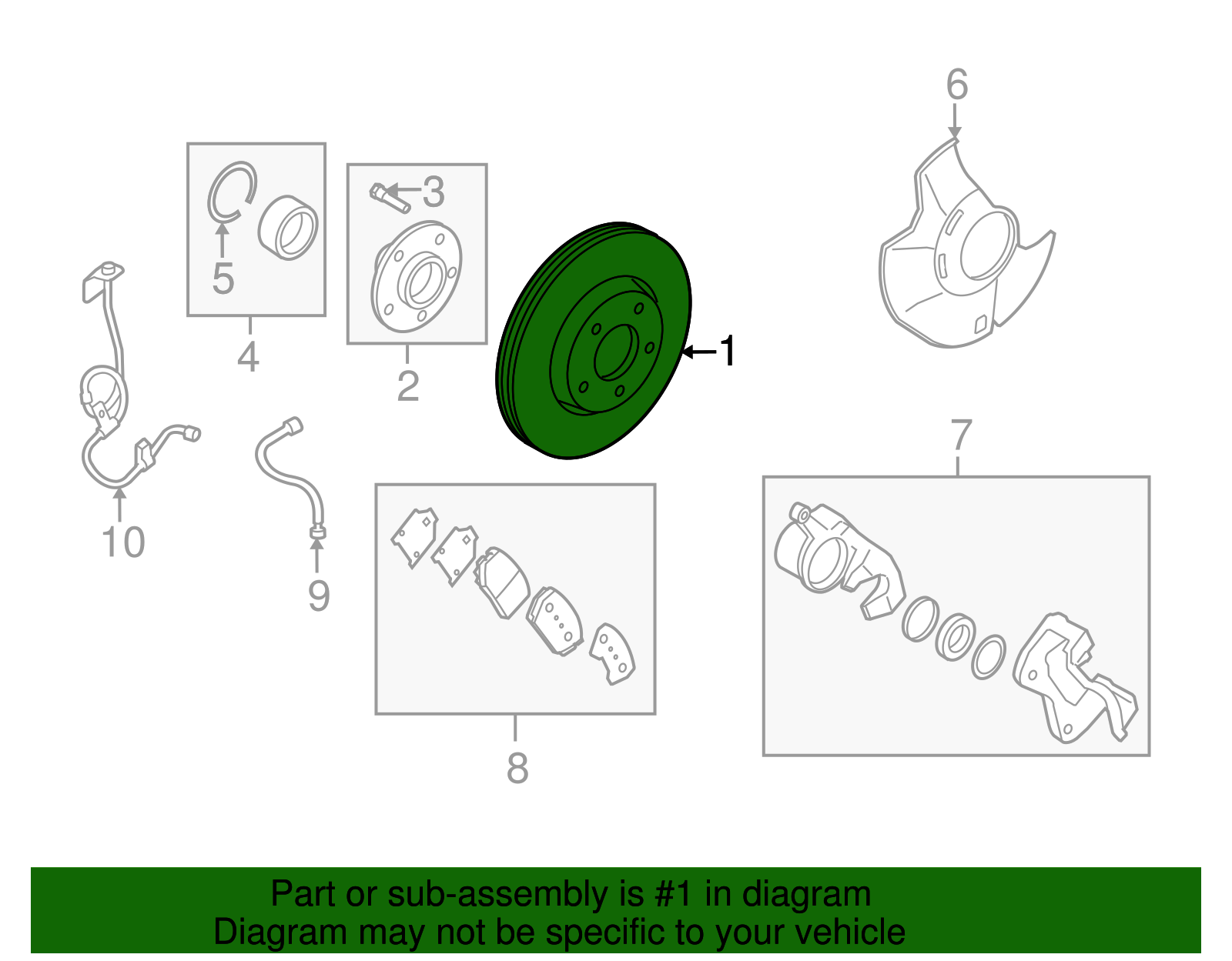 51712-3K010 - Hyundai Rotor 2006-2011 Hyundai | Performance Auto Parts