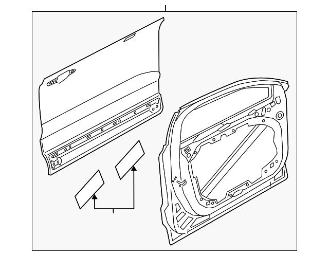 Genuine Door Shell for 2018-2025 Volvo XC60 | Part# 32345930 | Over 30% ...