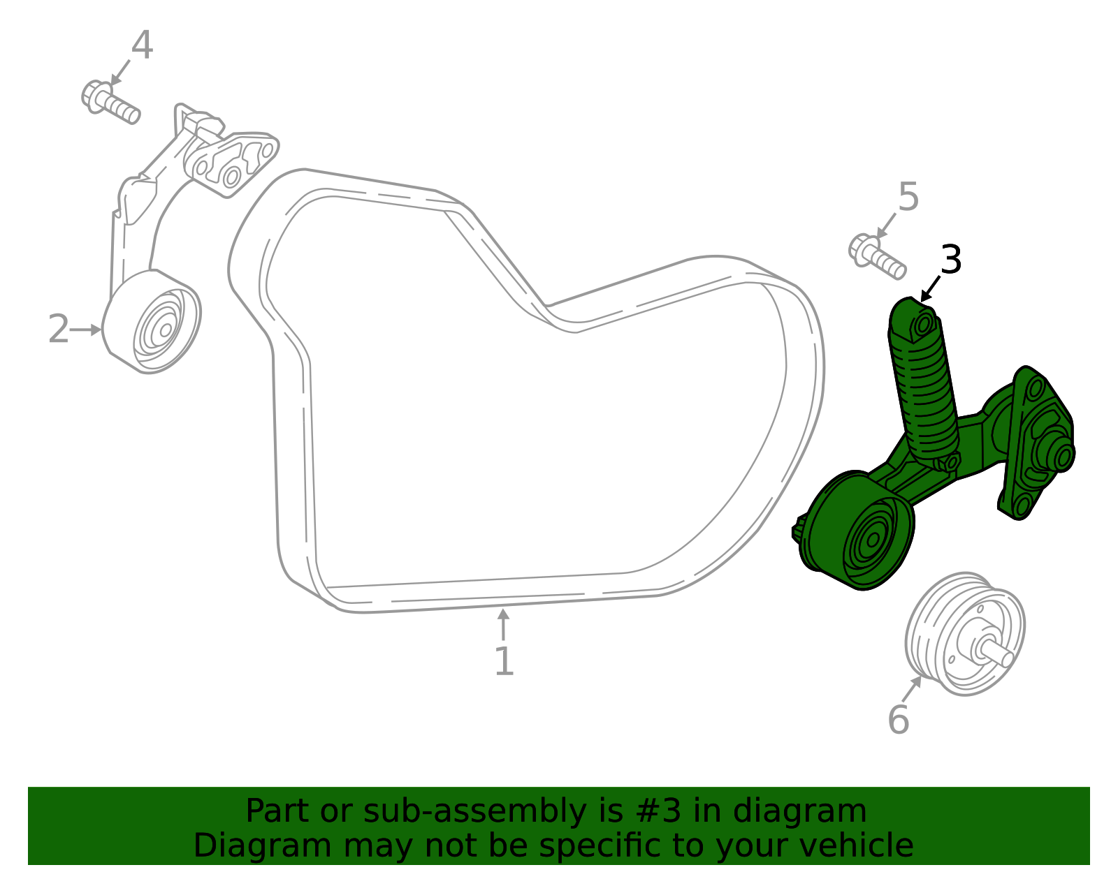 Belt Tensioner 25283-03HA2 | OEM Parts Online