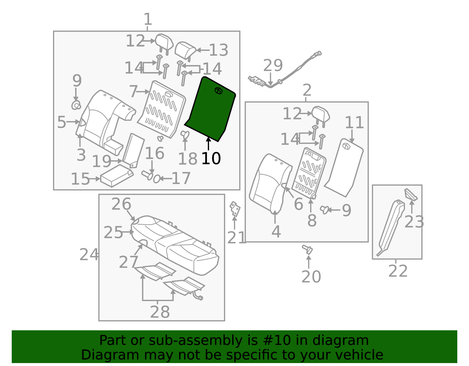 Seat Back Panel - Restore Rear Seat Aesthetics | AutoNation Parts