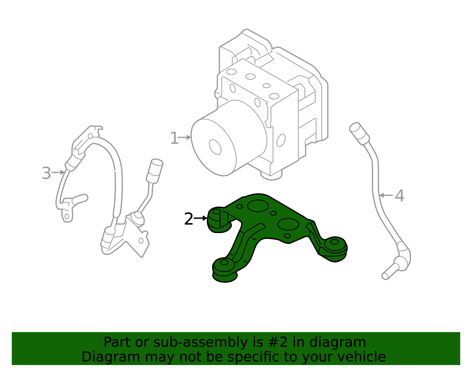 58960-B1100 - High-Quality ABS Modulator Bracket for 2015-2022 Hyundai ...