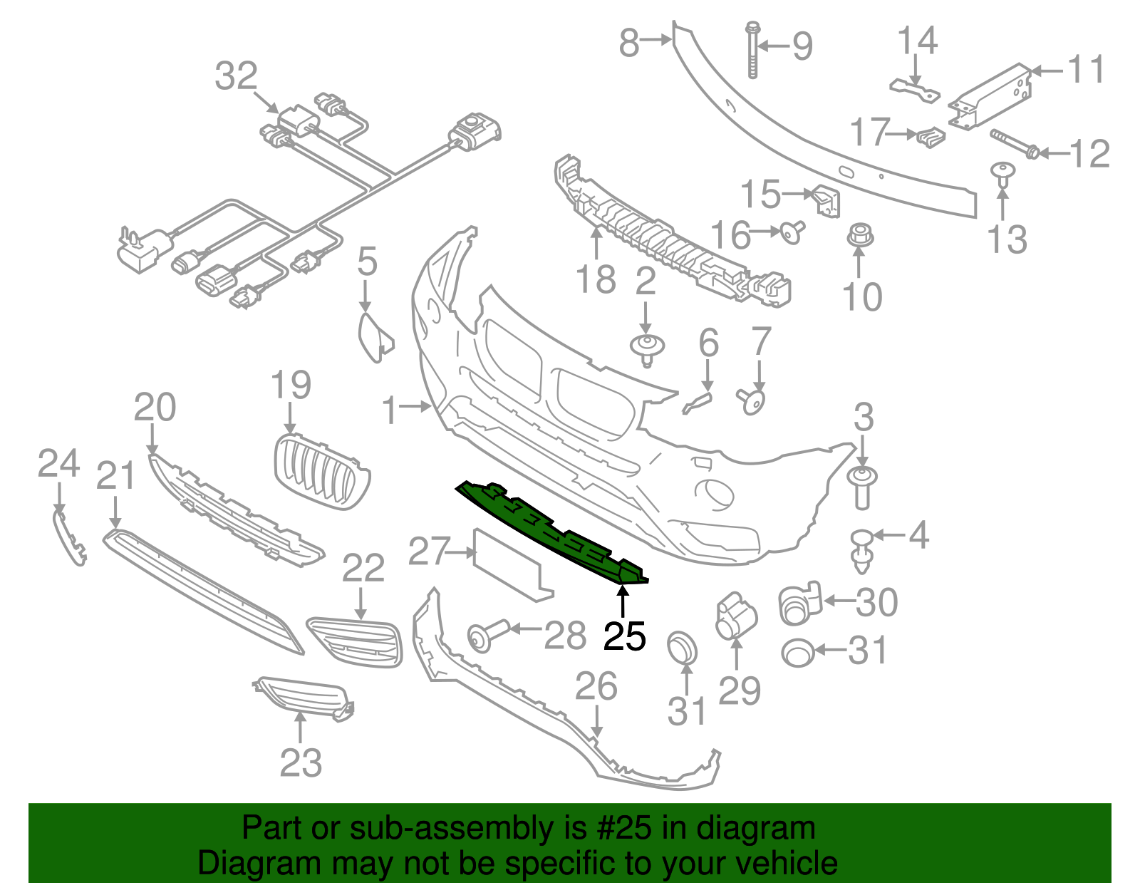 Front Valance Panel - OEM Aerodynamics & Style | BMW AutoNation Parts