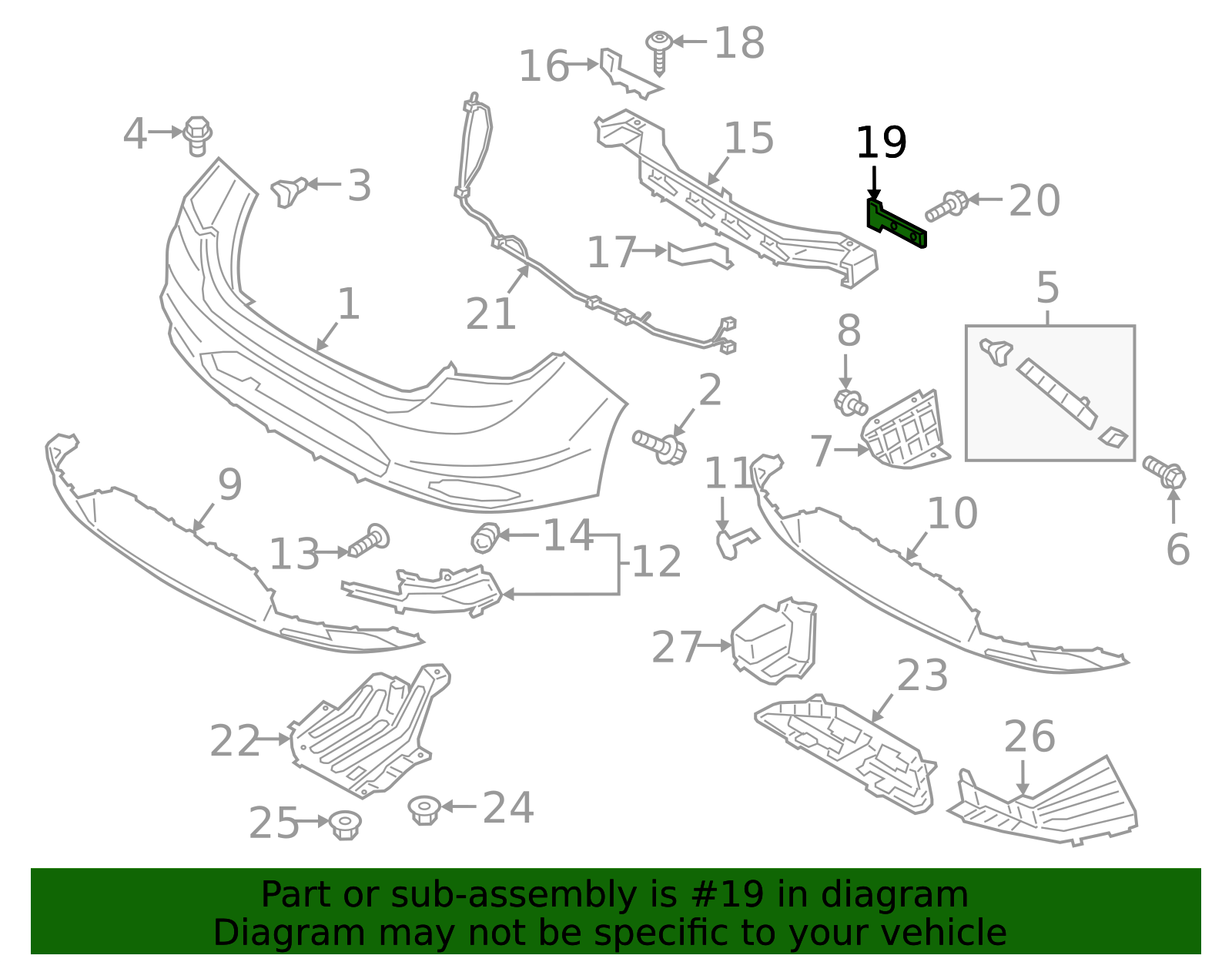 2017-2020 Hyundai Elantra Impact Bar Stay 86642-F3100 | OEM Parts Online