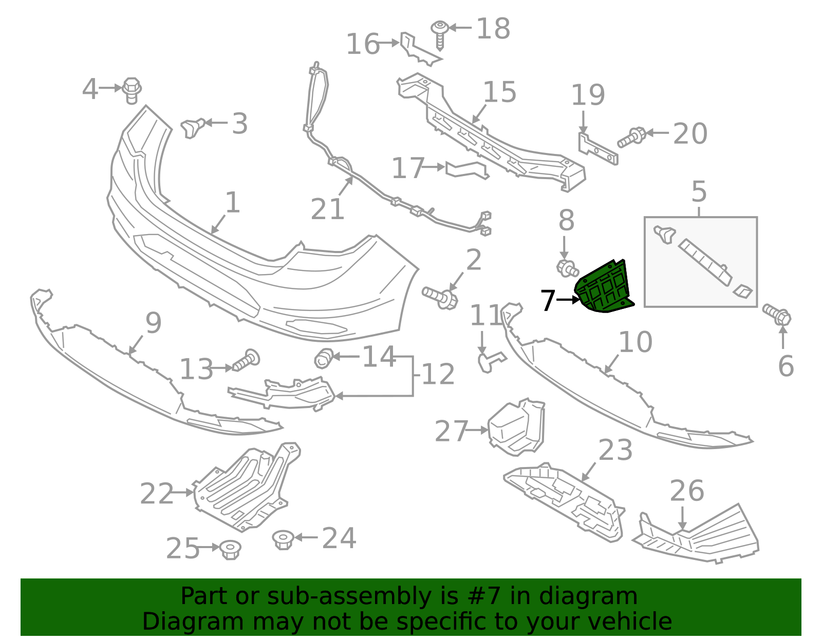 Genuine Guard for 2019-2020 Hyundai Elantra | Part# 86652-F2AA0 ...