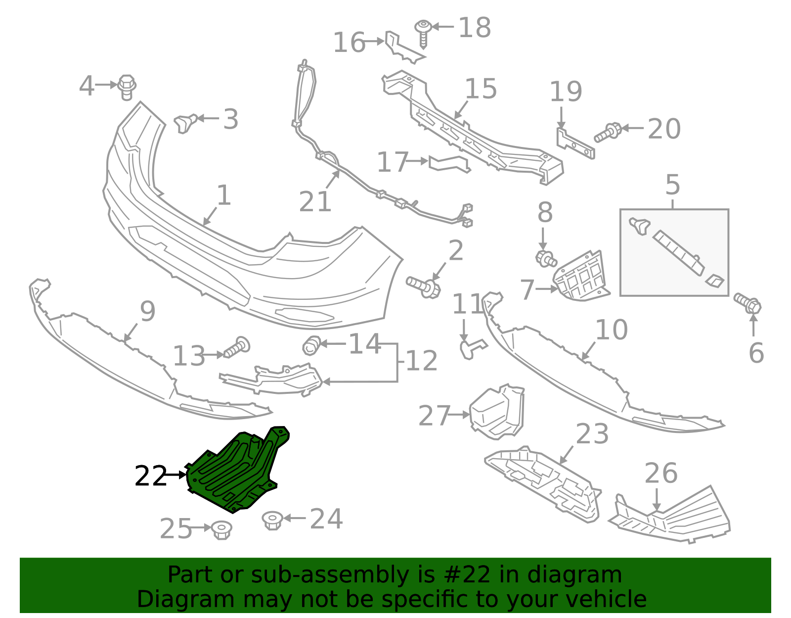 2019-2020 Hyundai Elantra Under Cover 86690-F2AA0 | OEM Parts Online