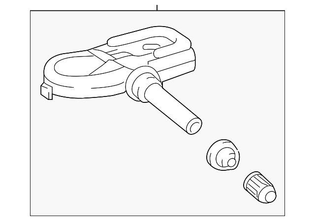 Genuine Toyota Tire Pressure Monitoring System Sensor part# 42607-02050 ...