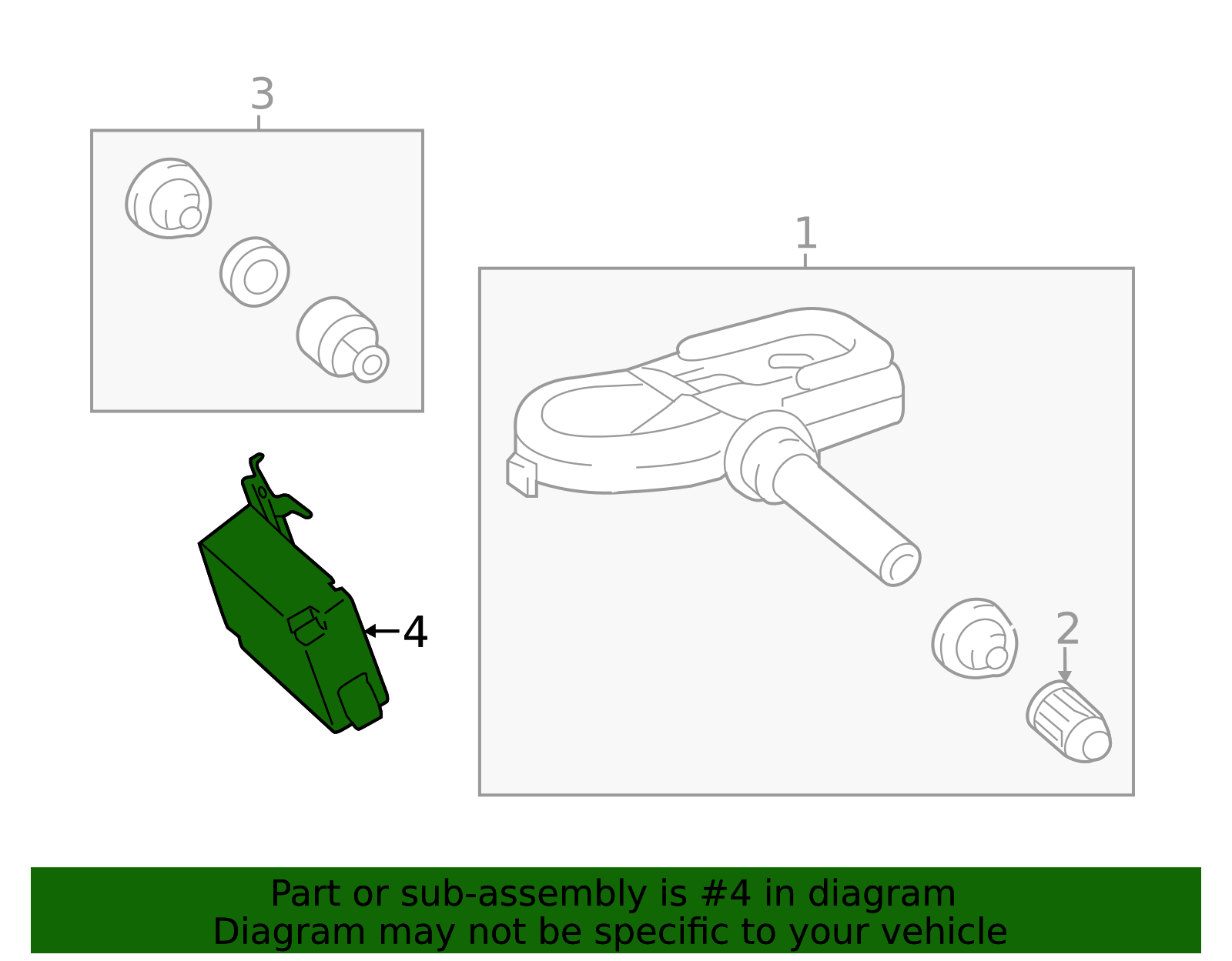 2022 Toyota RAV4 Tire Pressure Monitoring System (TPMS) Receiver 897A0 ...