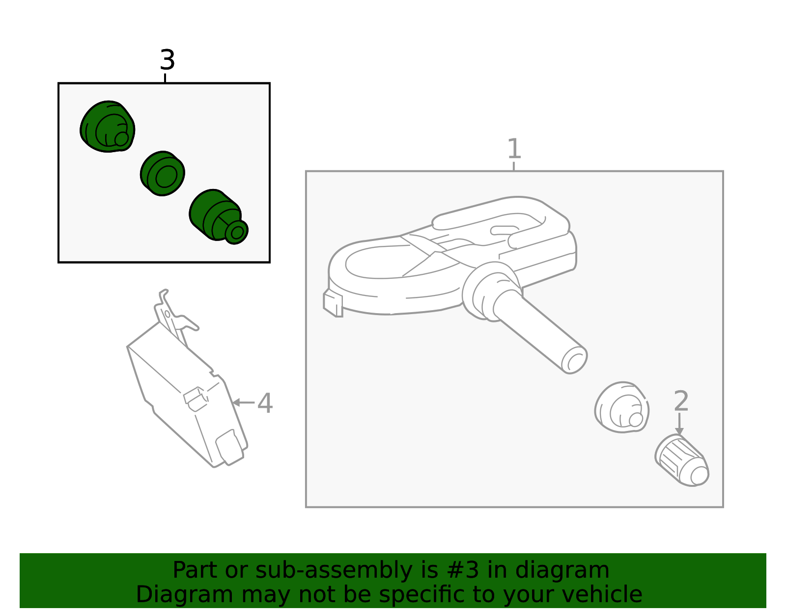 Tire Pressure Monitoring System Sensor Service Kit 04423-0E010 | OEM ...