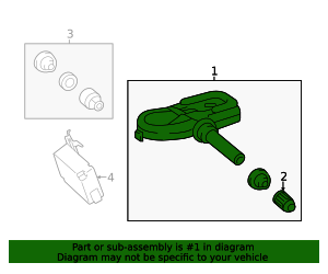 OEM 2023-2025 Toyota TPMS Sensor Part # 42607-12020 | Modern Toyota Parts