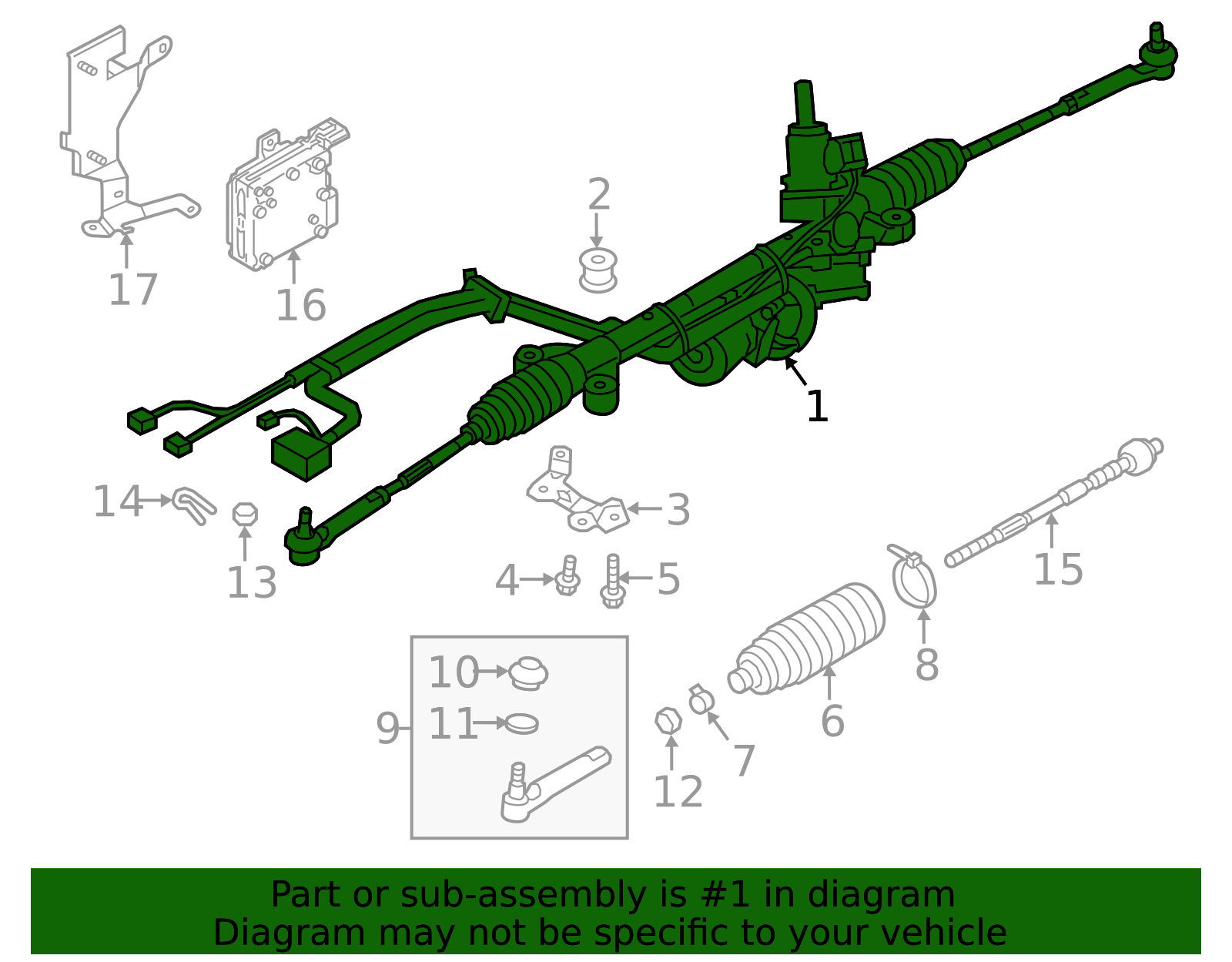 34110FJ231 - Gear Assembly - 2015 2016 Subaru Impreza | World OEM Parts ...