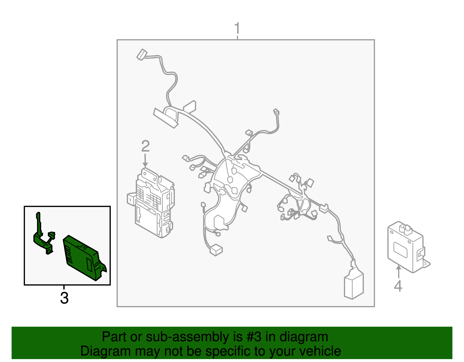 954002sec0 - Hyundai Body Control Module 2014-2016 Hyundai Tucson ...