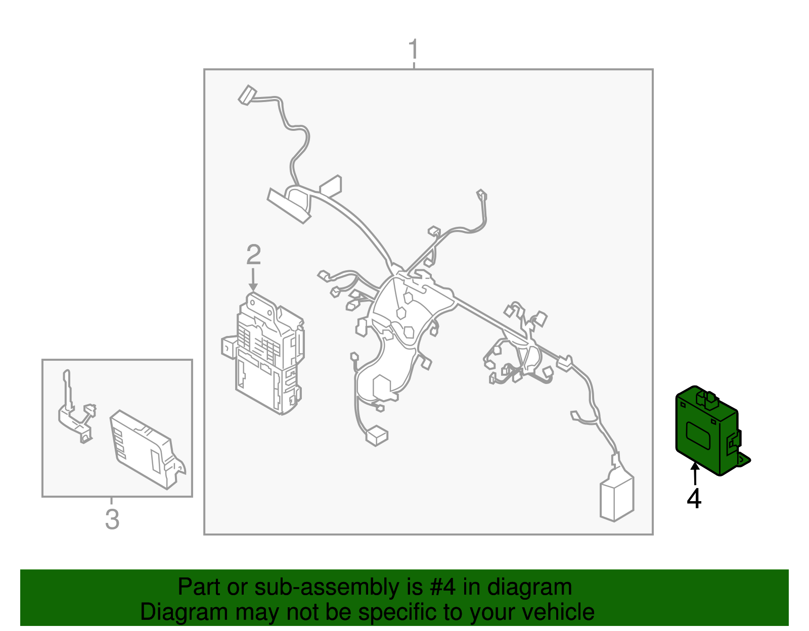 2014-2015 Hyundai Tucson Transfer Case Control Module 95447-3B310 | OEM ...