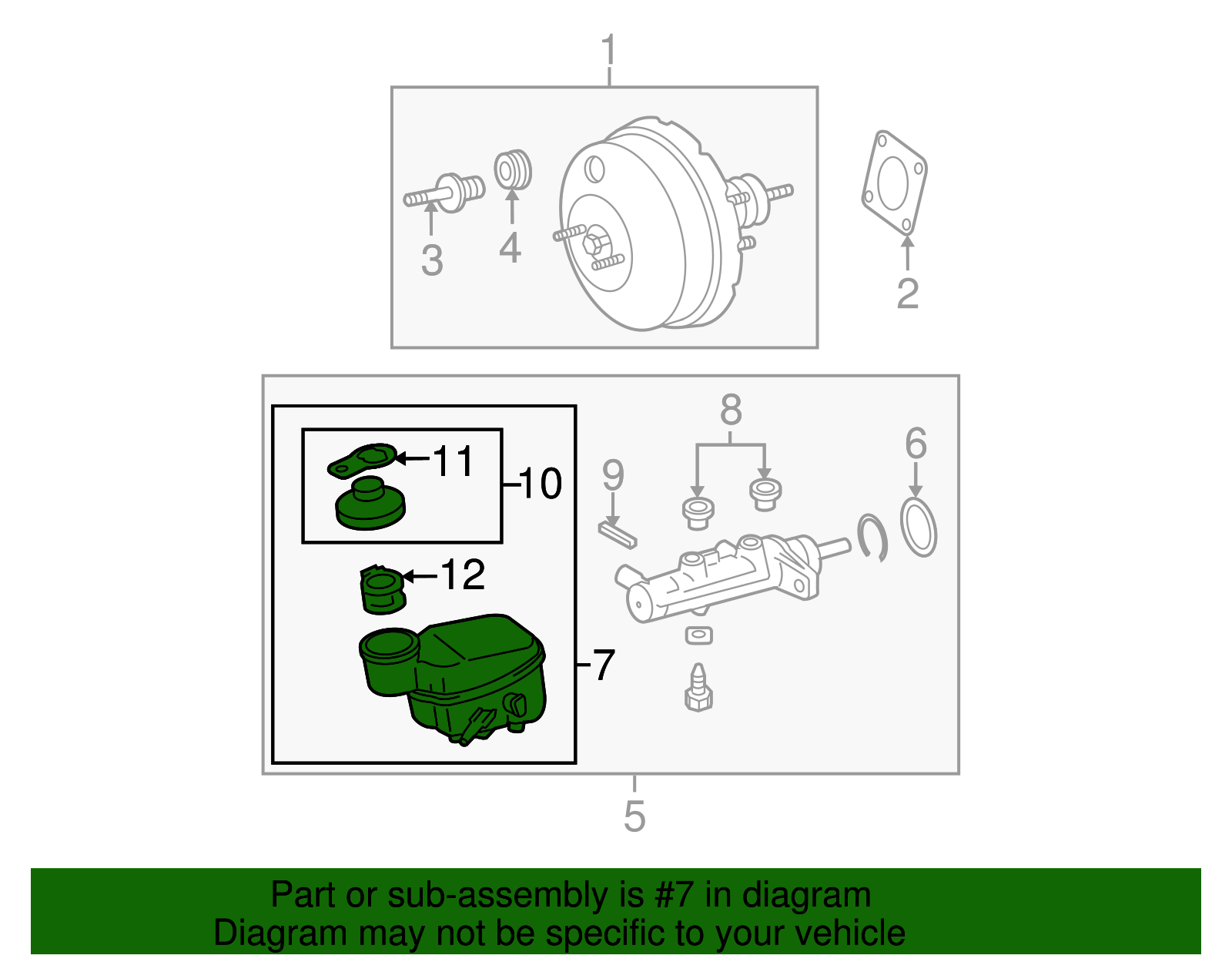2008-2014 Toyota 2008-2014 Toyota - Brake Master Cylinder Reservoir ...