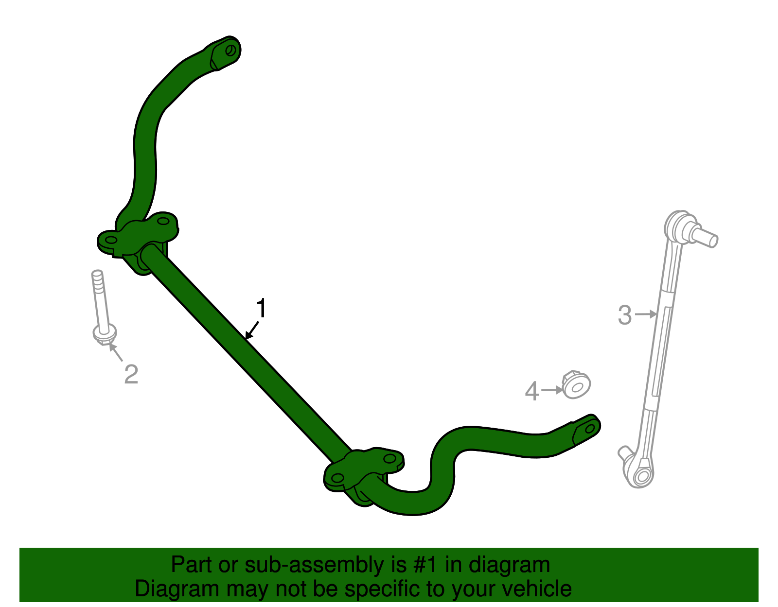 253-323-02-65 - Stabilizer Bar 2016-2024 Mercedes-Benz | Mercedes-Benz ...