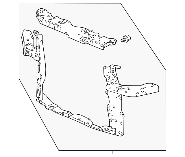 2022-2024 Acura MDX Radiator Support 60400-TYA-A00 | OEM Parts Online