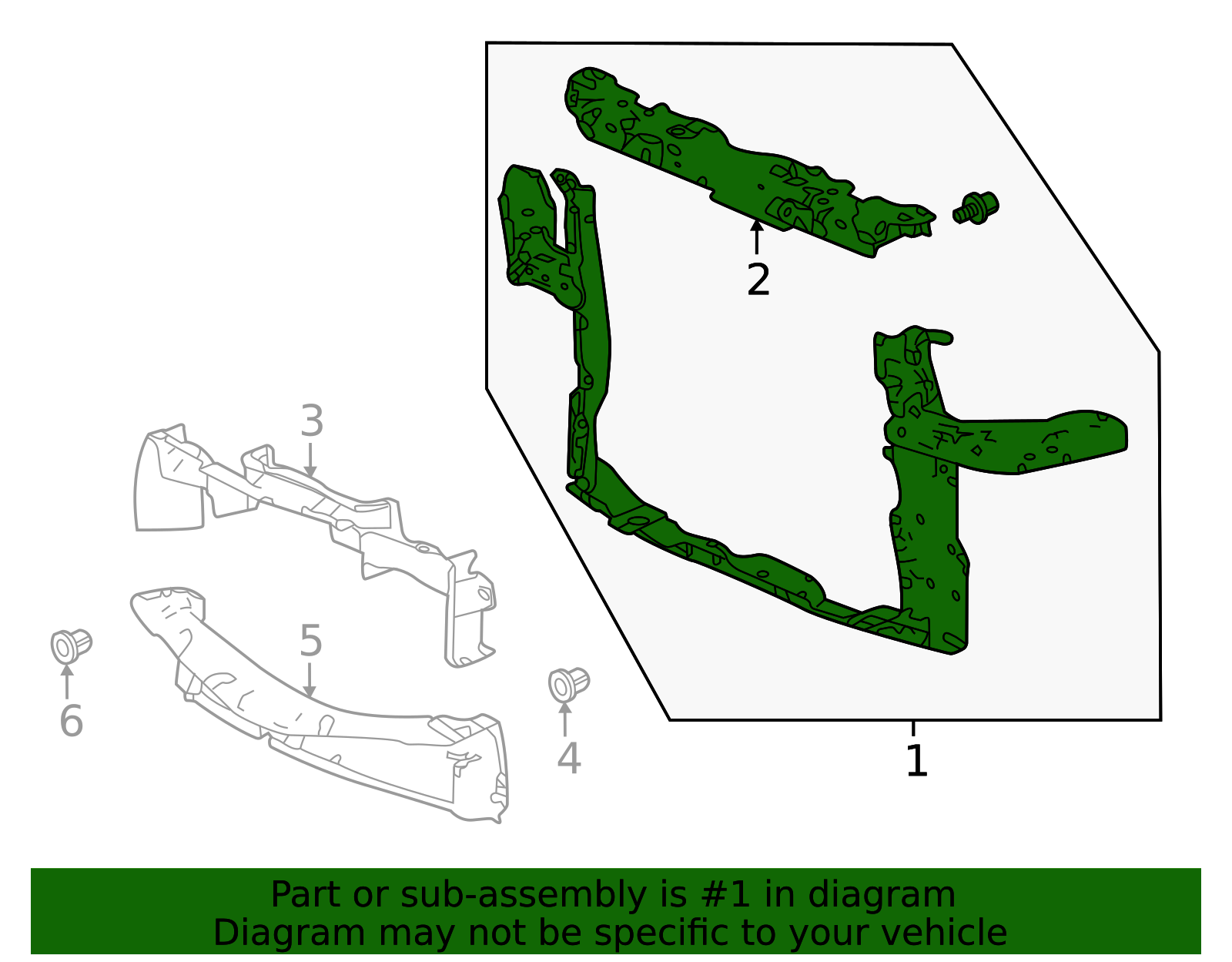 2022-2024 Acura MDX Radiator Support 60400-TYA-A00 | OEM Parts Online