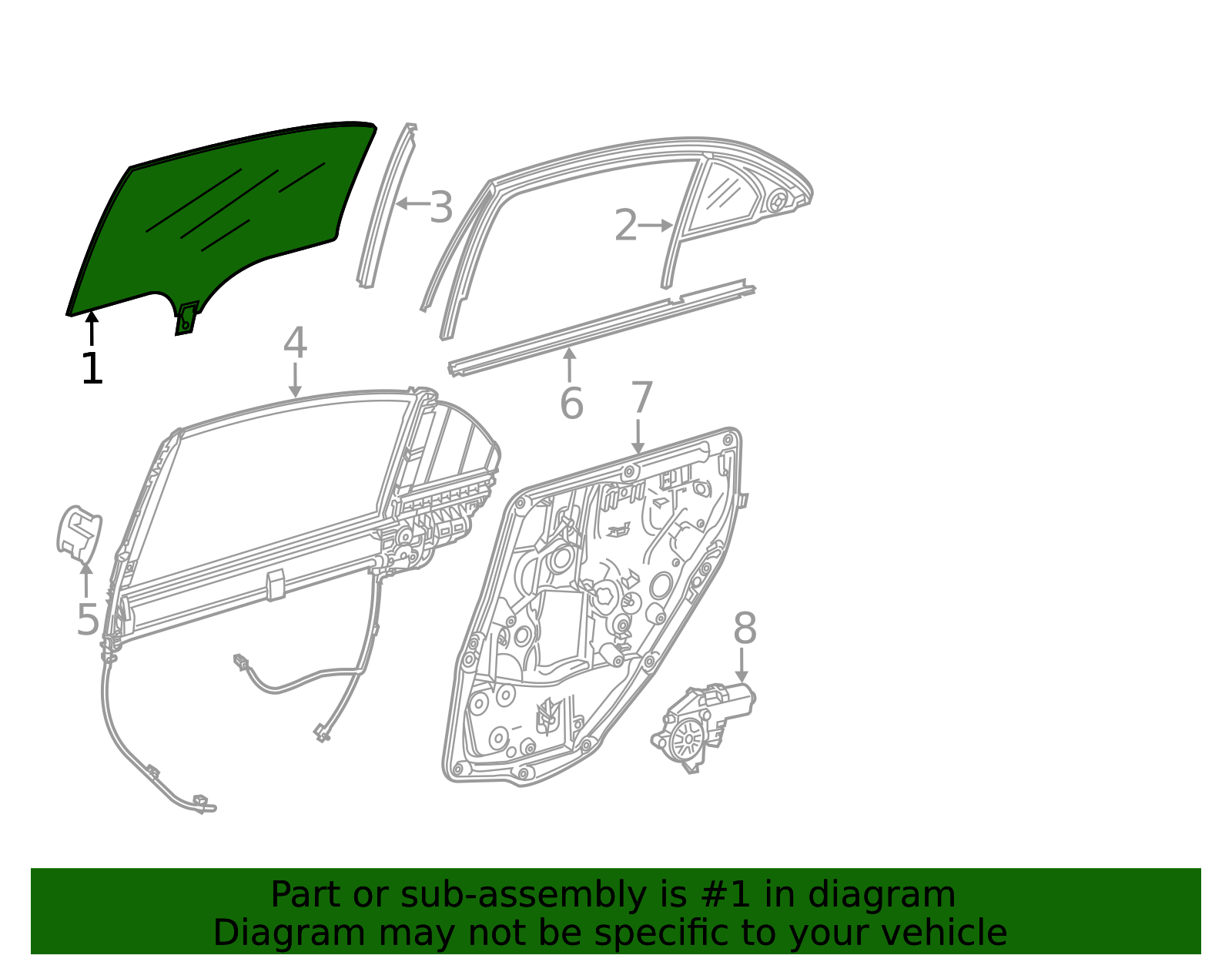 222-730-03-18 - Movable Glass 2014-2020 Mercedes-Benz | Mercedes-Benz ...