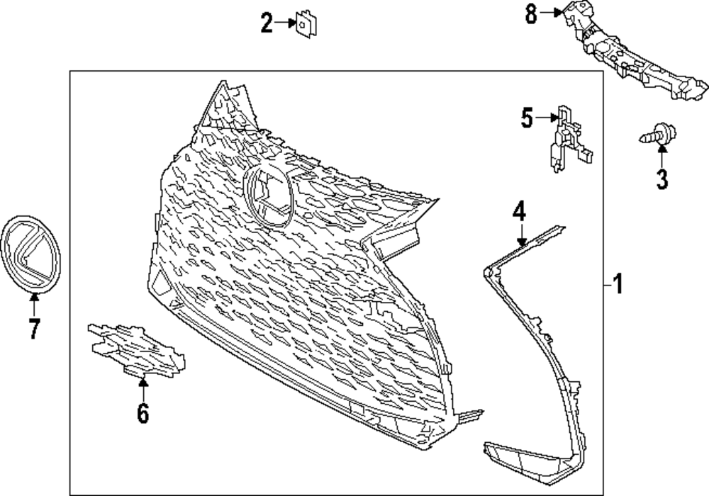 2021-2025 Lexus Upper Support 53114-53010 | OEM Parts Online