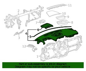 Instrument Panel 85664632 | OEM Parts Online