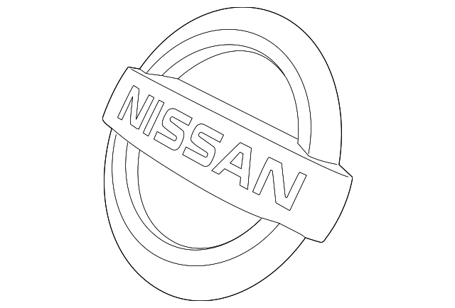 Official Nissan USA 62890-4RA0A - Emblem 2016-2018 Nissan Maxima ...