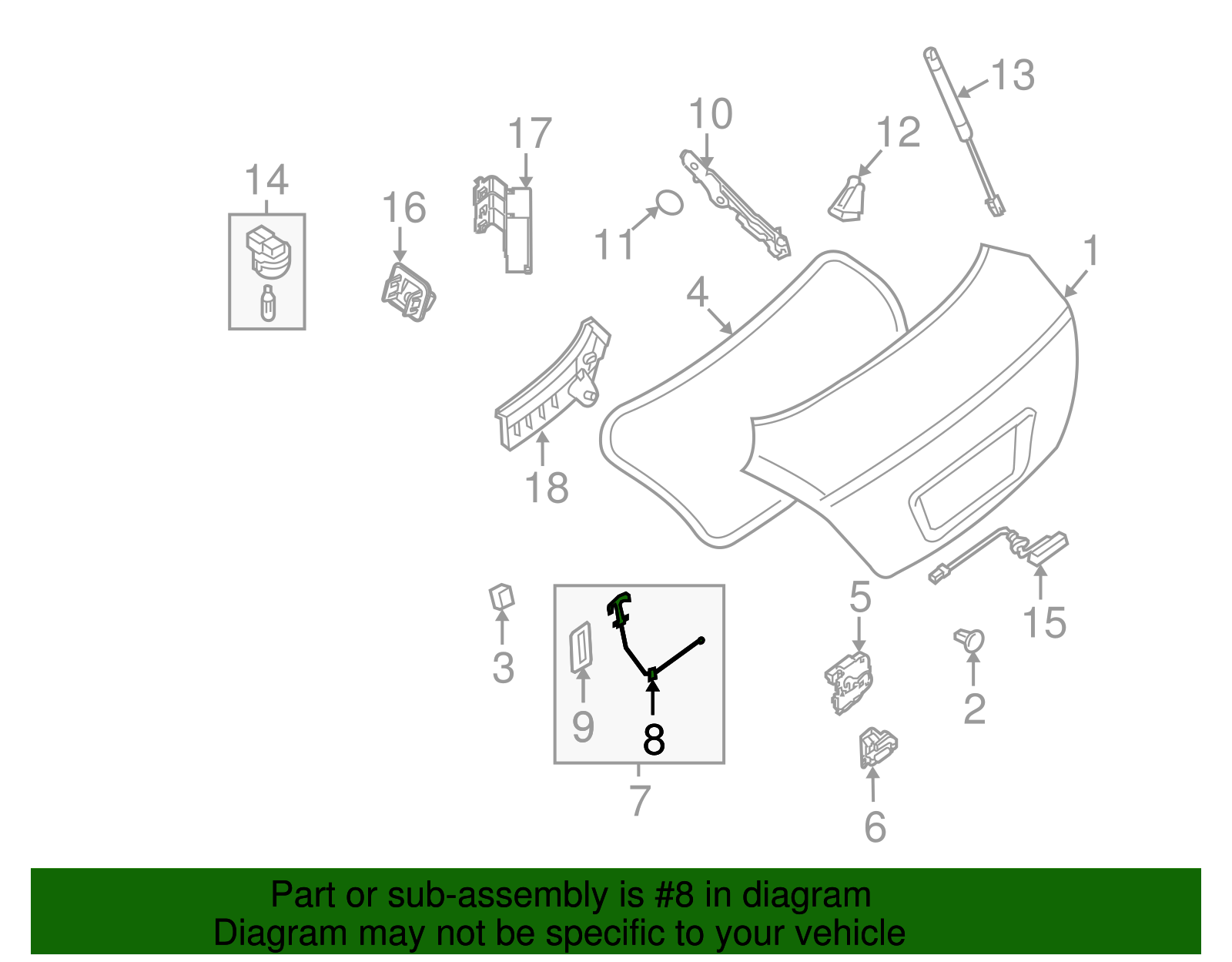 2004-2014 Nissan Handle, Inside 84690-7Y000 | Team Nissan Inc.