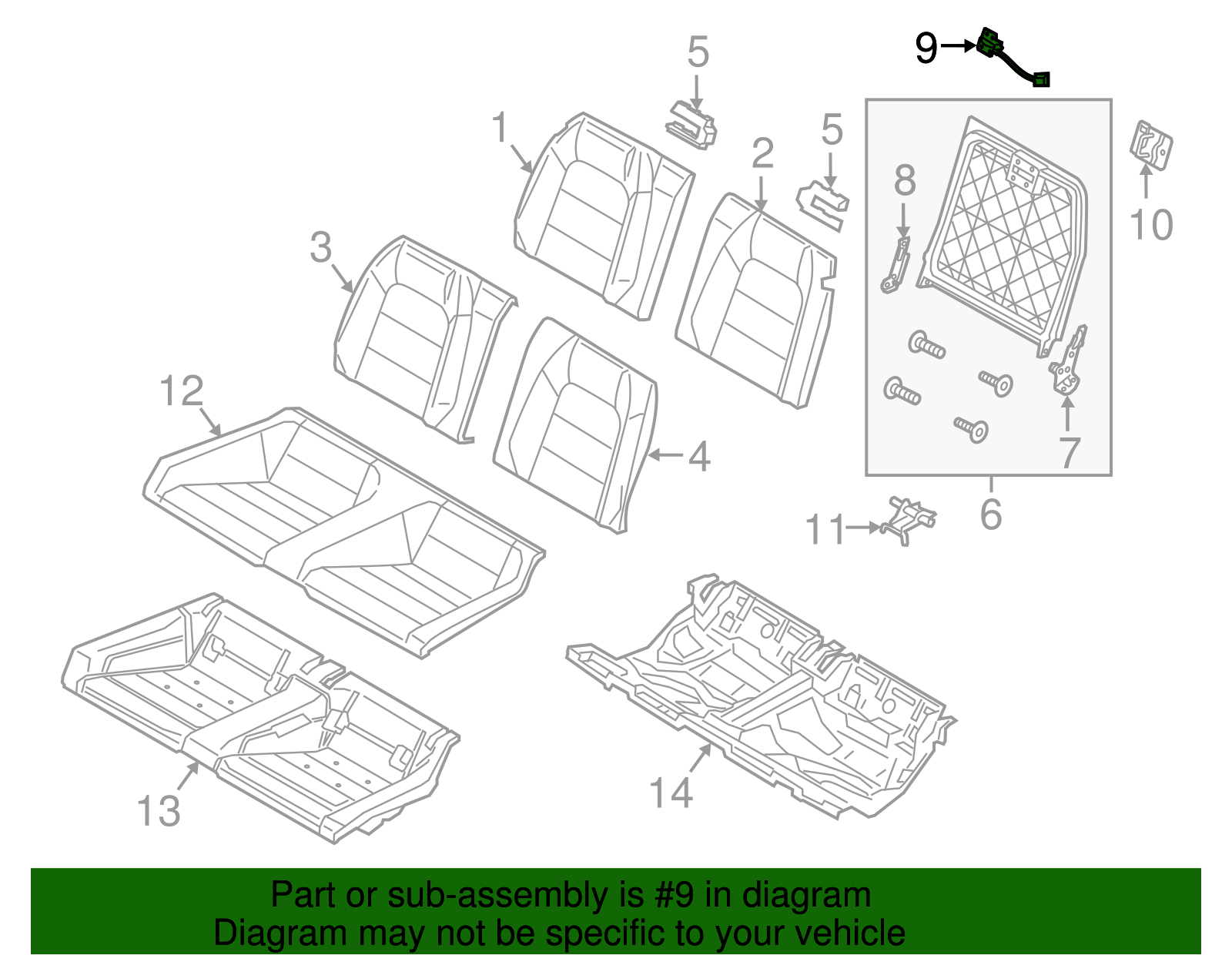 2015-2025 Ford Mustang Latch FU5Z-9661382-A | Ford OEM Parts Outlet