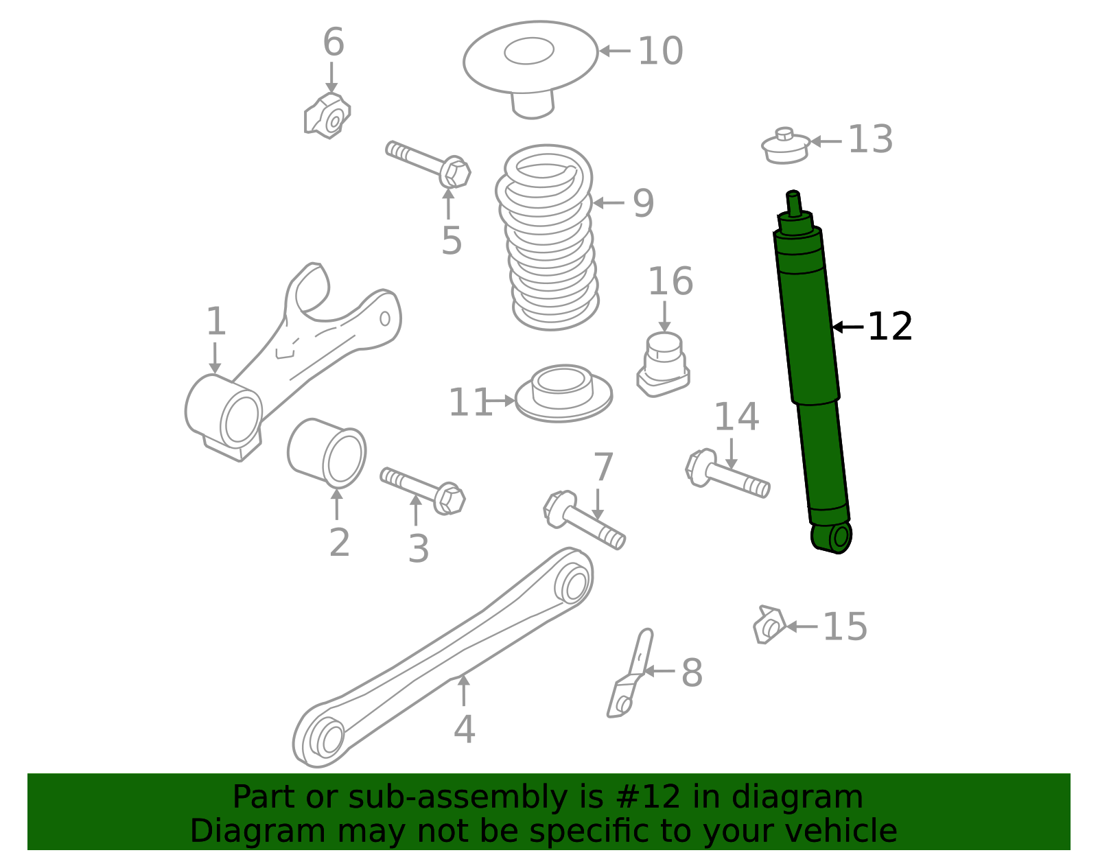 2006-2009 Ford Mustang | Kit - Shock Absorber | AST-265 | Walls' Ford Parts