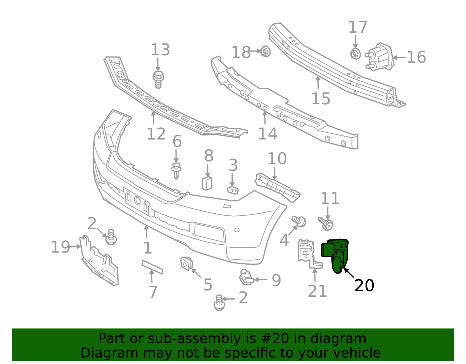 89341-33160-J3 - Park Sensor 2008-2011 Toyota Land Cruiser | Toyota San ...