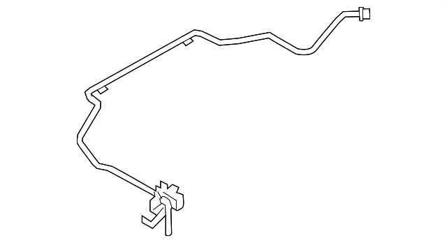 2013-2016 Ford Fusion Engine Coolant Reservoir Hose DG9Z-8A365-E | OEM ...